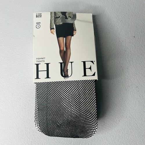 NWT HUE Fishnet Tights Size 1 Black 1 Pair Pack U5823 | eBay