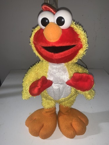 Sesame Street Chicken Dance Elmo Toy 2001 Fisher Price Mattel Dances ...