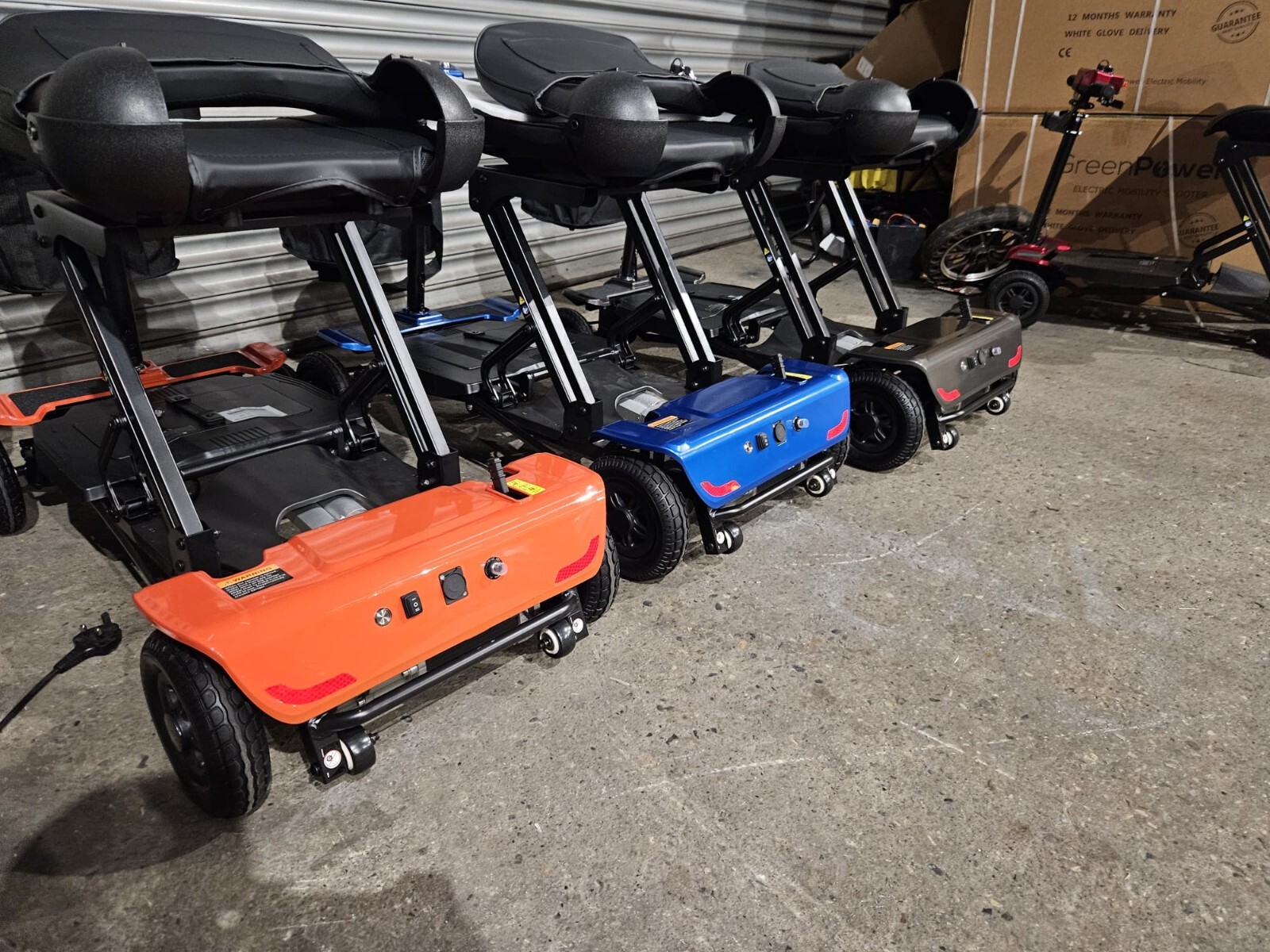 Falcon Auto Folding Mobility Scooter with detachable basket Engineered ...