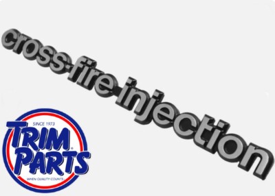 US MADE 1982 Corvette Emblem Front Fender Cross fire injection ...