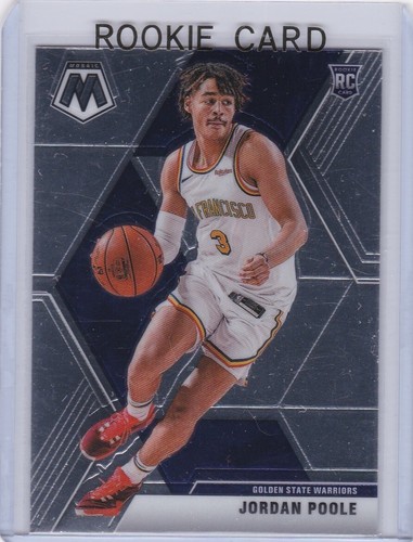 JORDAN POOLE ROOKIE CARD Golden State Warriors 2019/20 MOSAIC ...