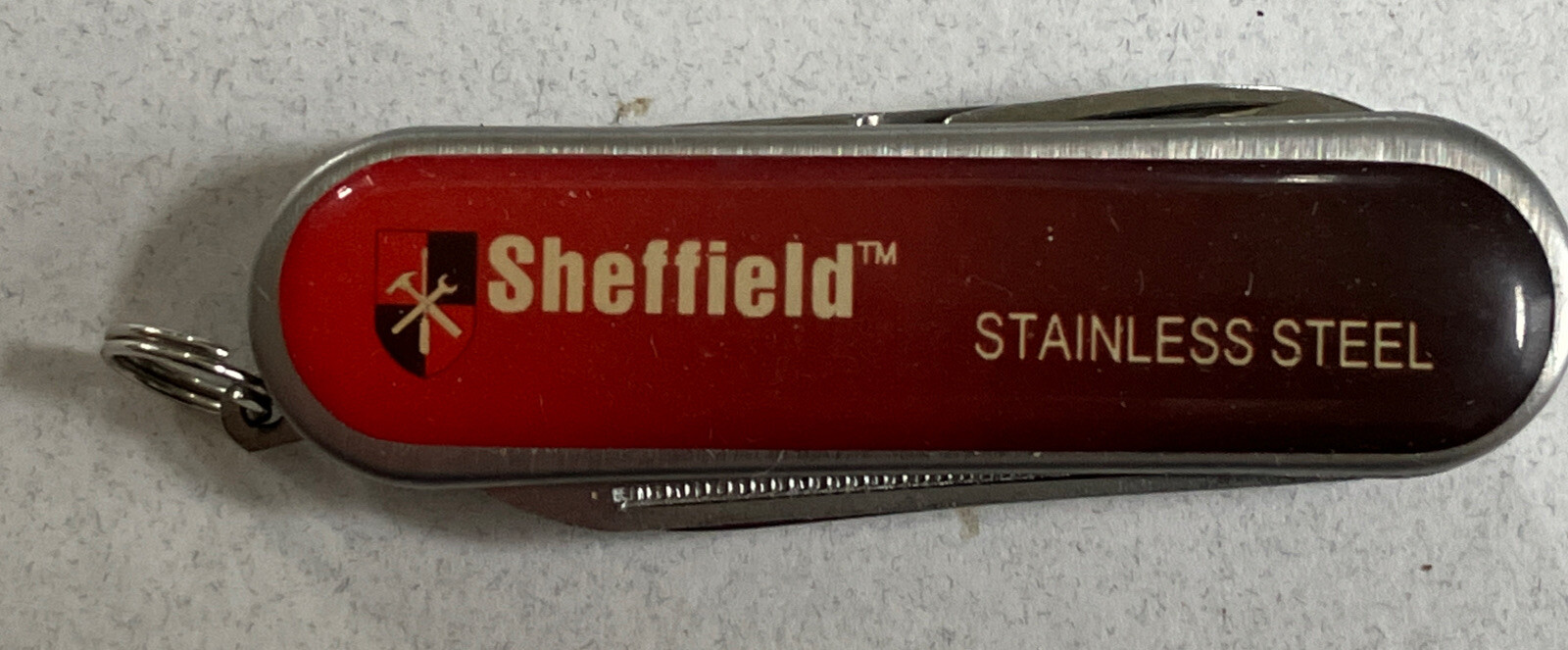 Vintage Sheffield Stainless Steel Pocket Knife Scissors Nail File #1612 ...
