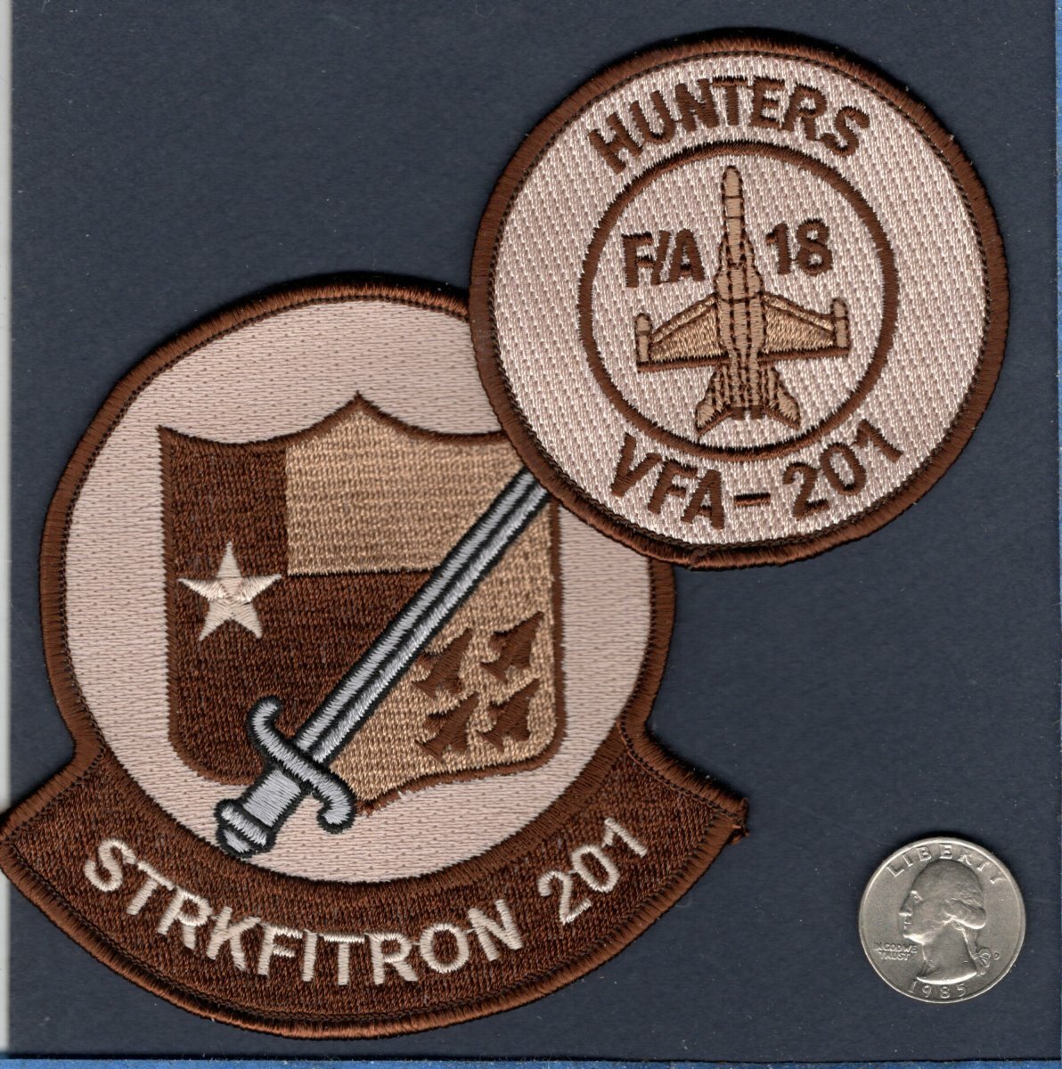 VFA-201 HUNTERS US NAVY F-18 HORNET Strike Fighter Desert Squadron ...