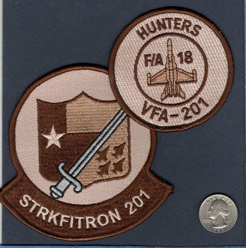 VFA-201 HUNTERS US NAVY F-18 HORNET Strike Fighter Desert Squadron ...