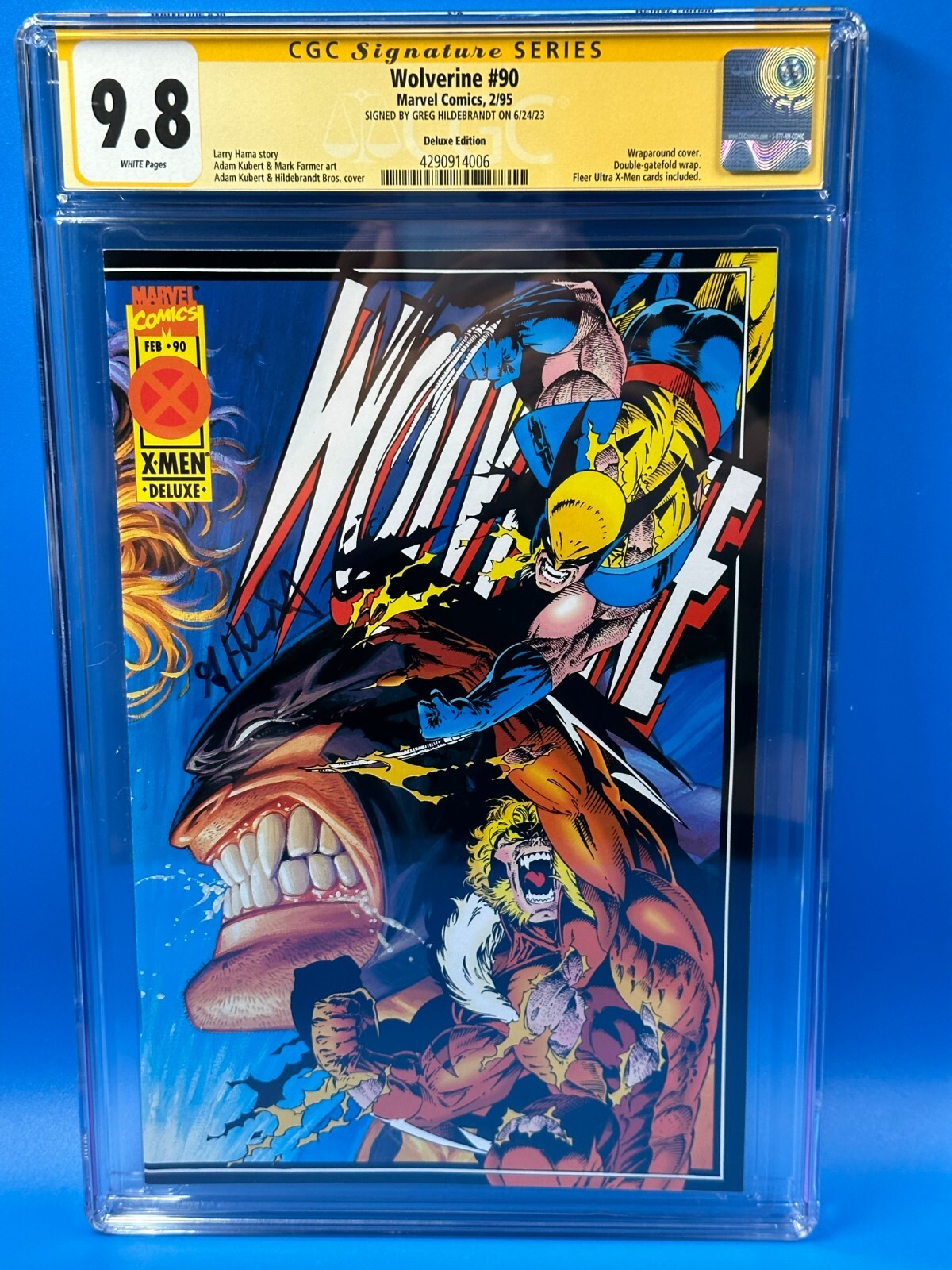 Wolverine #90 Deluxe - Marvel - CGC SS 9.8 NM/MT - Signed by Greg ...
