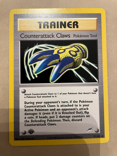 Pokemon Cards Counterattack Claws 97/105 Neo Destiny 1st Edition NM | eBay