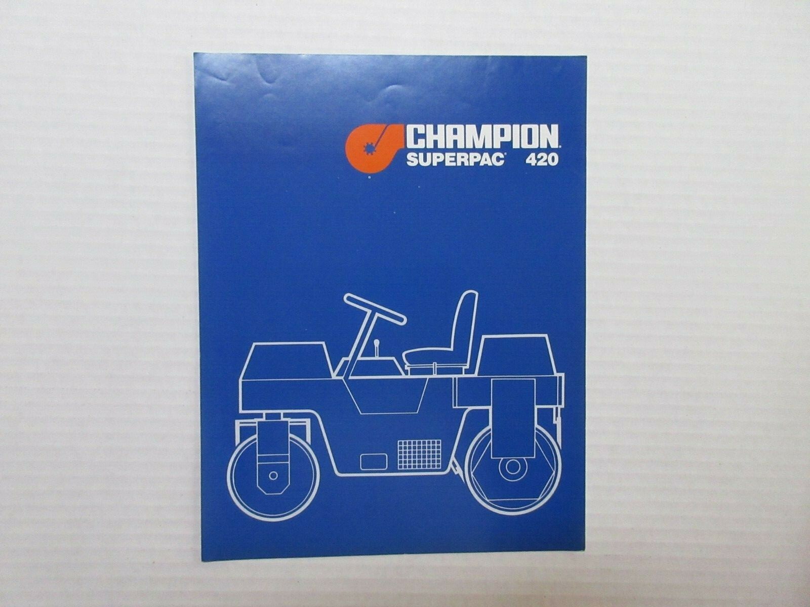 Champion SuperPac 420 Compaction Roller Color Literature | eBay