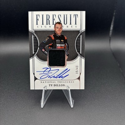 Ty Dillon 2023 Panini National Treasures Racing Firesuit Signatures ...