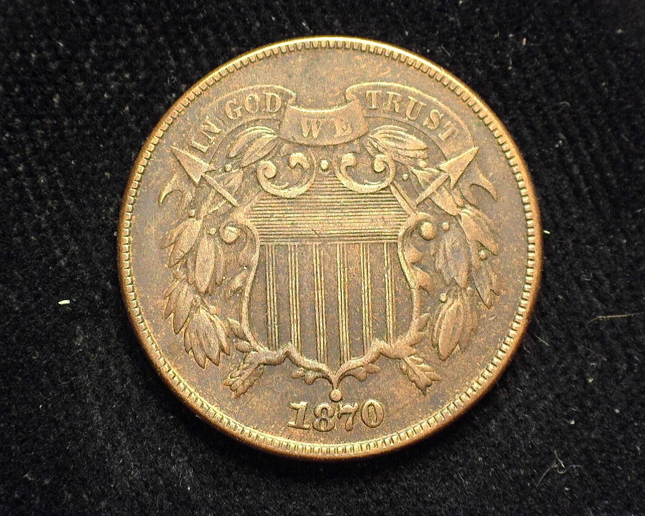 HS&C: 1870 Two Cent Piece XF - US Coin | eBay