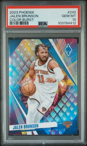 2023 PANINI PHOENIX COLOR BURST #242 JALEN BRUNSON PSA 10 | eBay