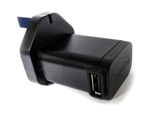 Philips USB-A shaver adaptor UK 3 pin - IPX4 HQ87 ( please read full ad ...