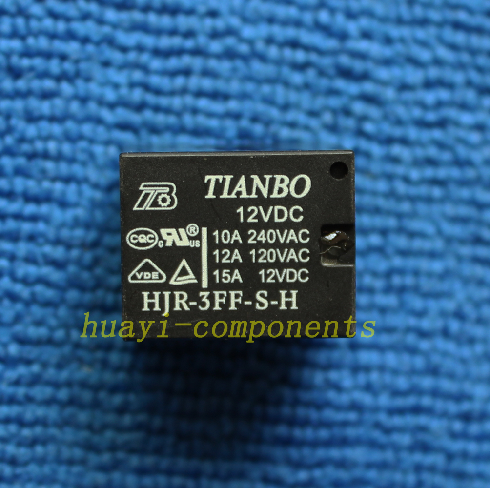10pcs HJR-3FF-S-H 12VDC 10A 240VAC T73 4pins 12V TIANBO Relay | eBay