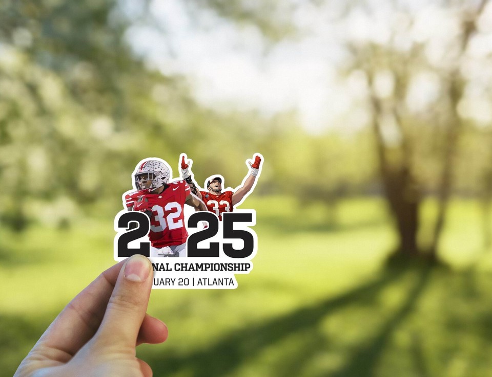 Ohio State Sticker Decal 2025 National Championship College Football ...