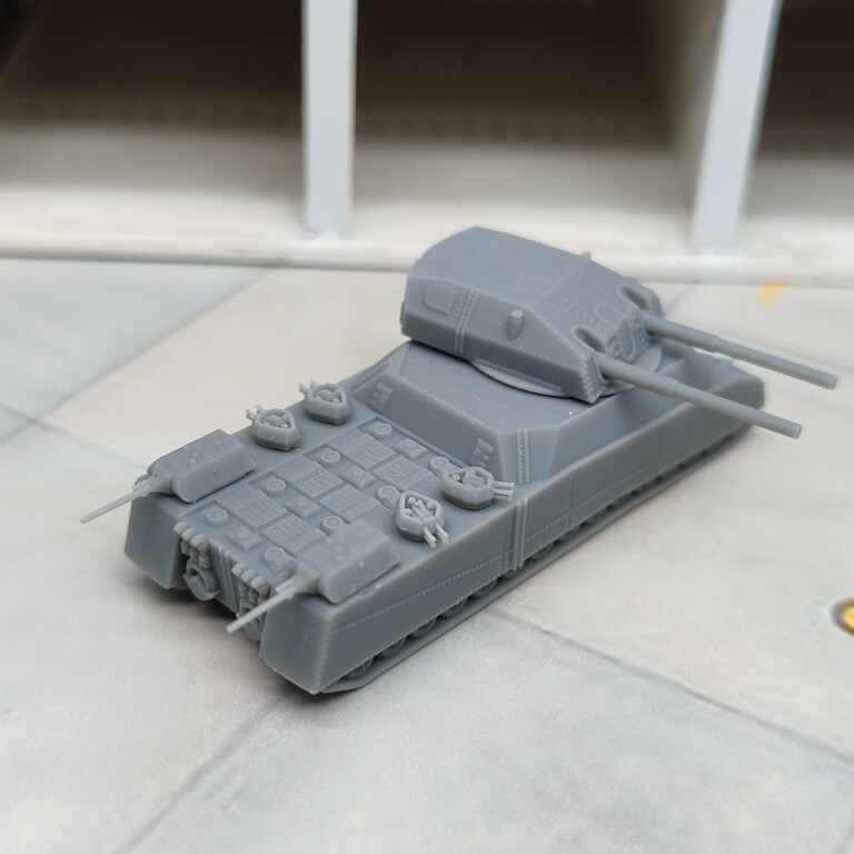 NEW 1/700 P1000 Giant Rat Tank MINI /3Dprinted resin model prop | eBay.de