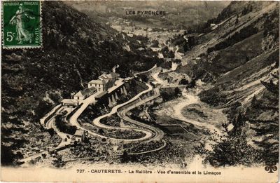 CPA CAUTERETS - La RAIllere - Vue d'ensamble et le Limacon (281343) | eBay