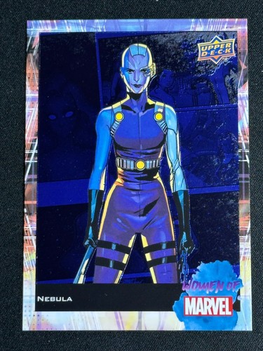 2024 Upper Deck Women Of Marvel Blue Fx Nebula #75 MCU IN HAND SP | eBay