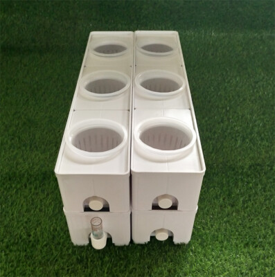 Square Hydroponic 6 Plant Site Grow Kit Garden System Tool with Pump in ...