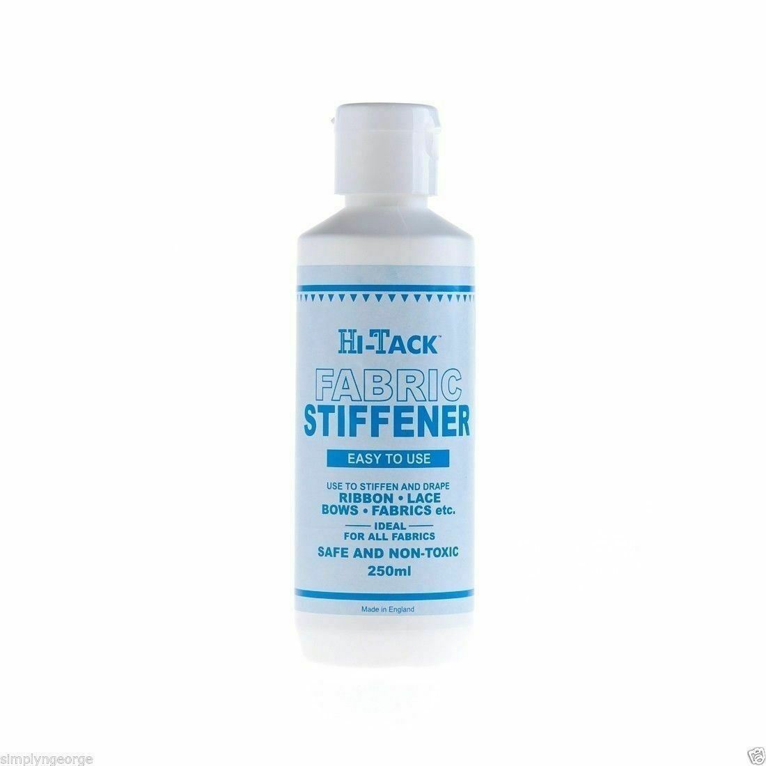 Hi Tack Fabric Stiffener 250 ml | Use To Stiffen Drape Ribbon Lace Bows ...