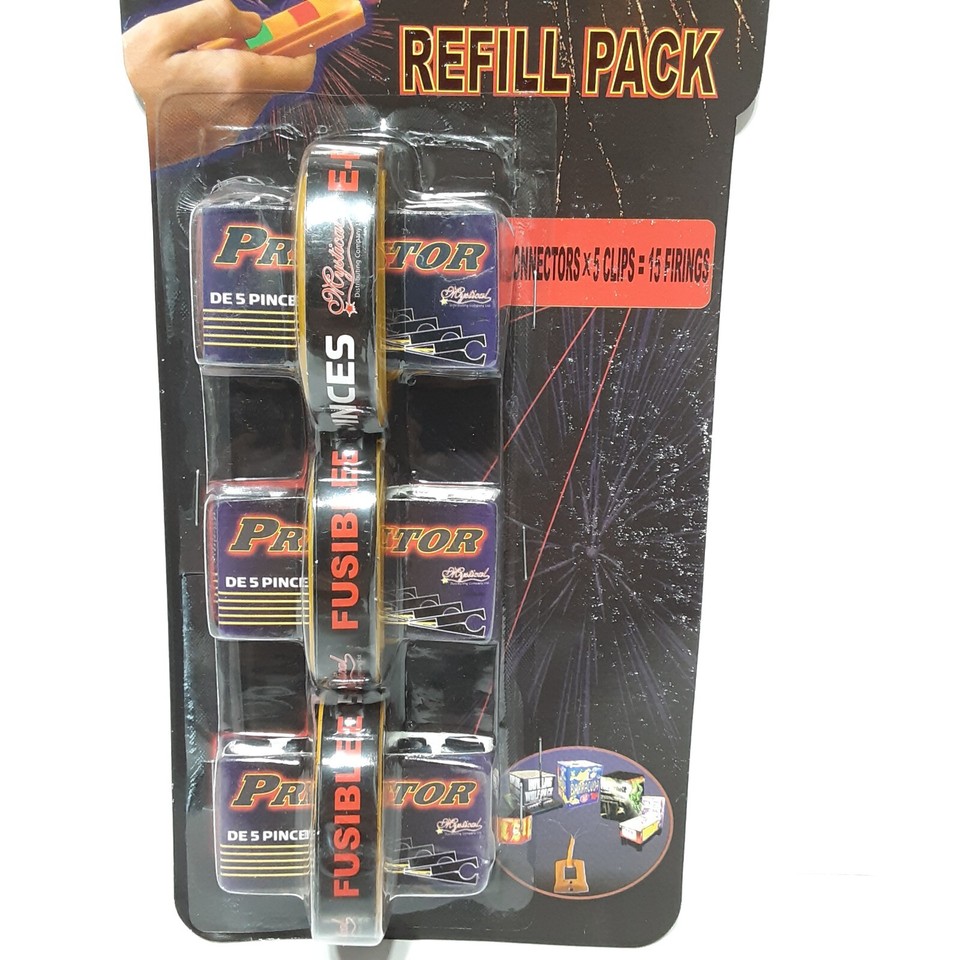💥 FIREWORKS Predator REFILL PACK for Remote Control Firing System NEW ...