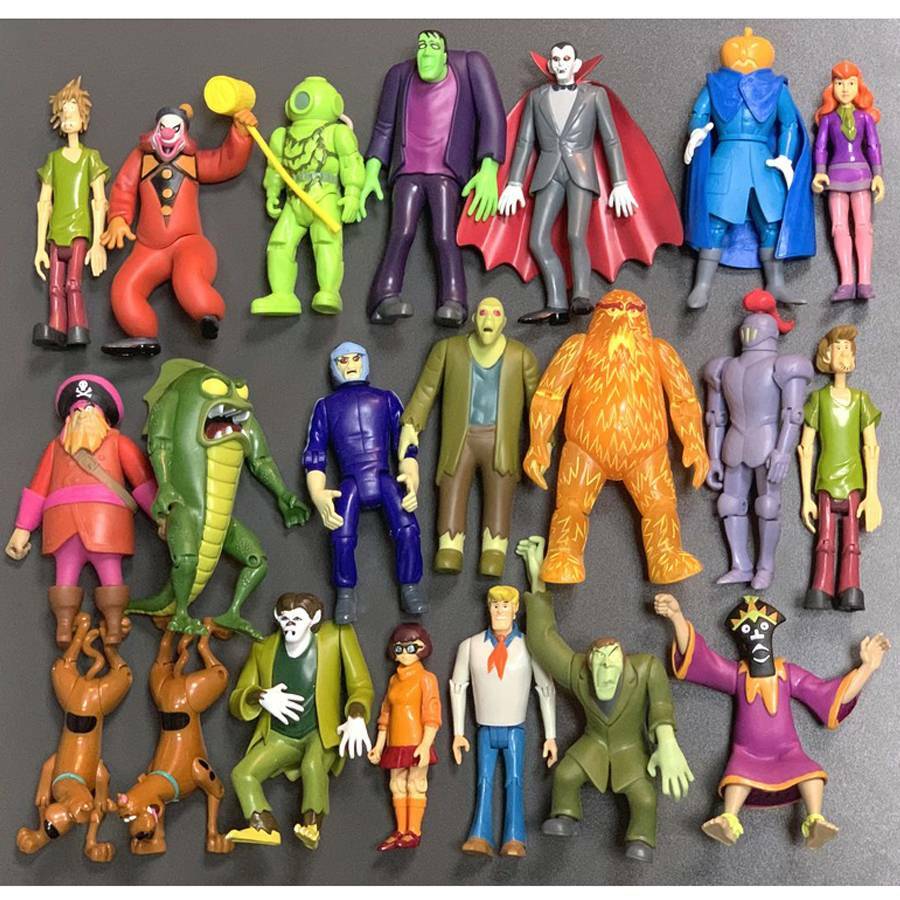 5" SCOOBY-DOO Zombie DRACULA VAMPIRE WolfMan Shaggy Dog Monster Figure ...