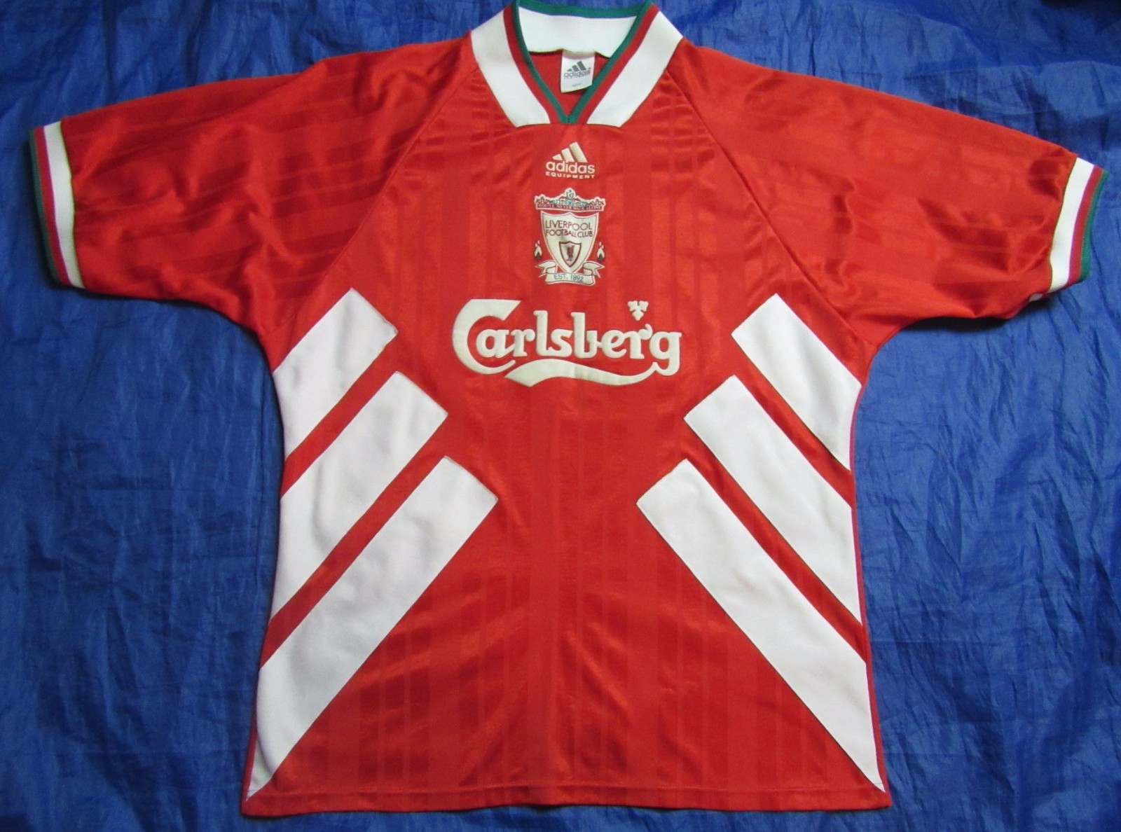 Robbie FOWLER #23 The Reds FC LIVERPOOL 1993-95 home shirt jersey ...