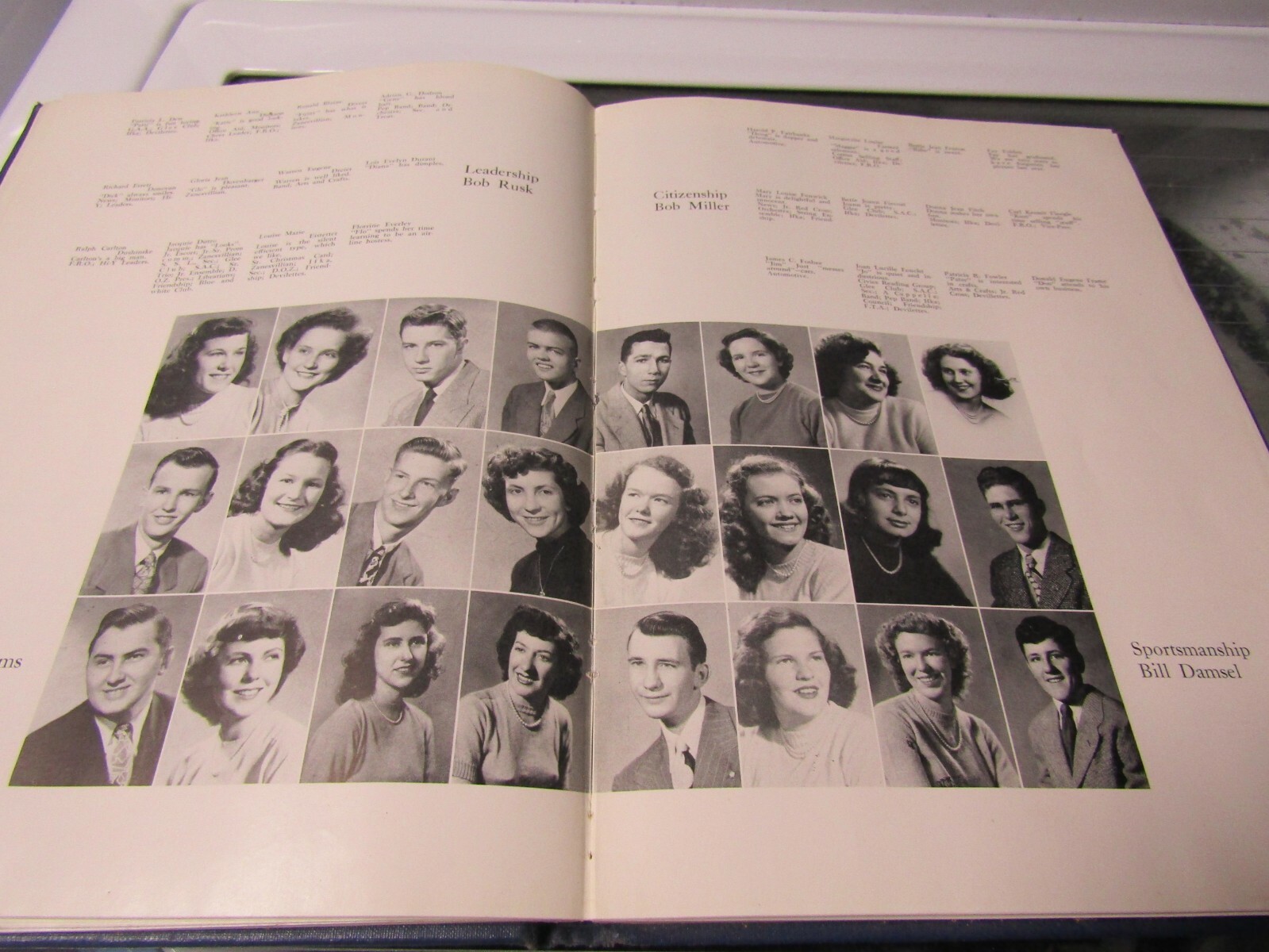 Vintage 1949 Yearbook Zanesville Ohio High School Comus Yearbook Zhs Ebay