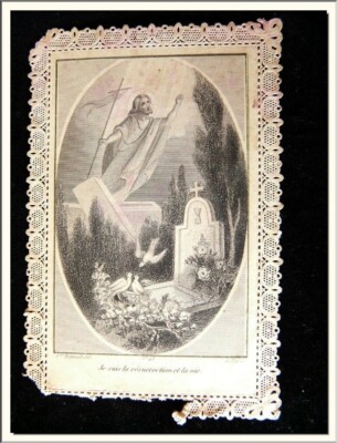 Holy Cards - Antique 1880'S French