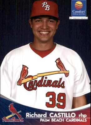 Richard Castillo 2009 Grandstand Palm Beach Cardinals RC *AutographDen ...