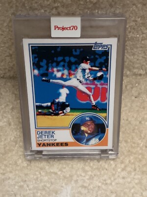 2021 Topps Project 70~1983 Derek Jeter #334~ By Matt McCormick PR:1,681 ...