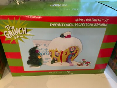 RARE GIFT SET Who-Ville GRINCH VILLAGE Dept 56 MUST SEE Whoville | eBay