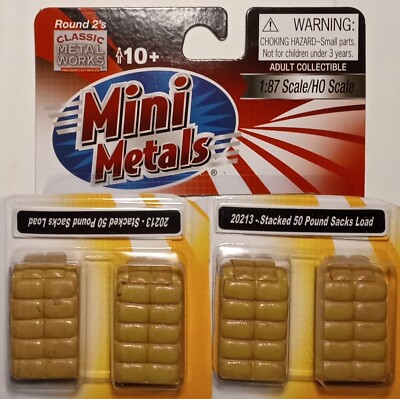 TWO-CMW Mini Metals #20213 Stacked 50 Pound Sack Truck Loads (216- 50lb ...
