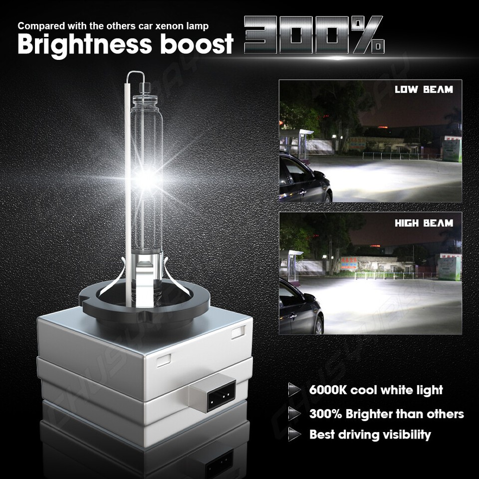 New For 2012-2015 Tesla Model S -Plug&play HID Xenon D3S Headlight ...