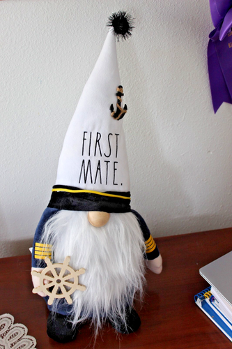 First Mate sailor gnome plush Rae Dunn weighted stuffed | eBay