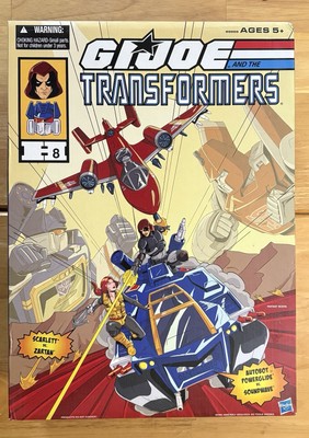 GI Joe and the Transformers 8, Scarlett, Zartan, Powerglide, Soundwave ...