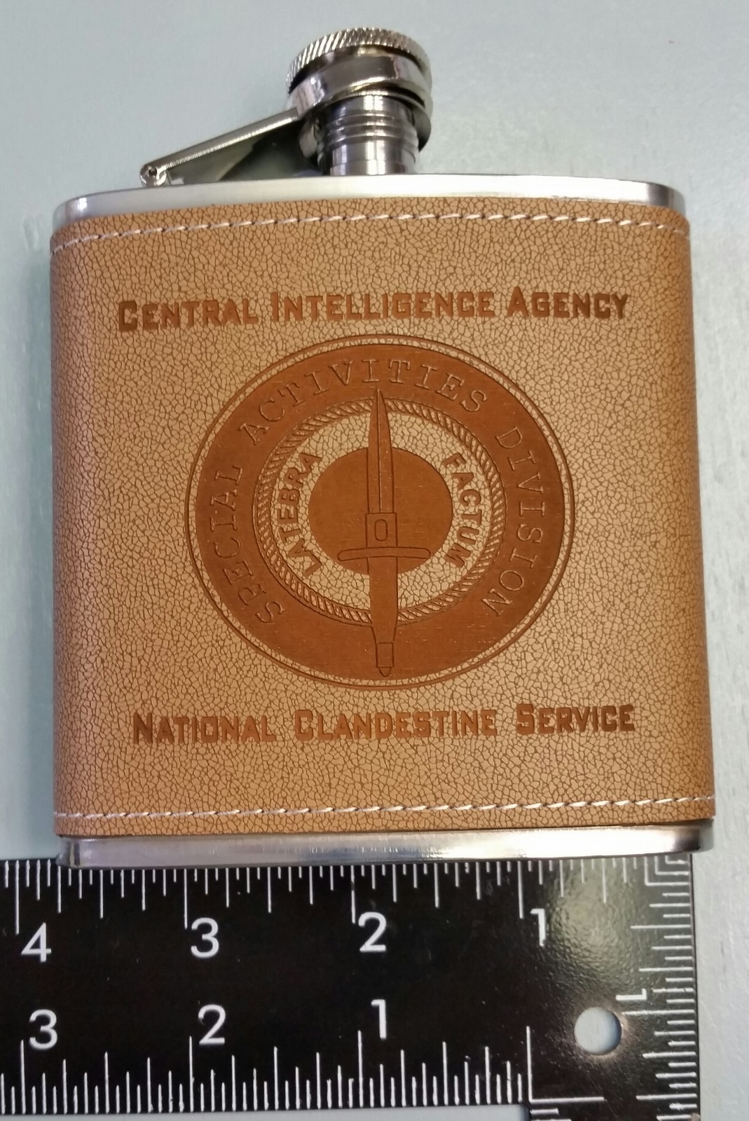 CIA NCS Special Activities Division Logo Latebra Factum Latin 6oz ...