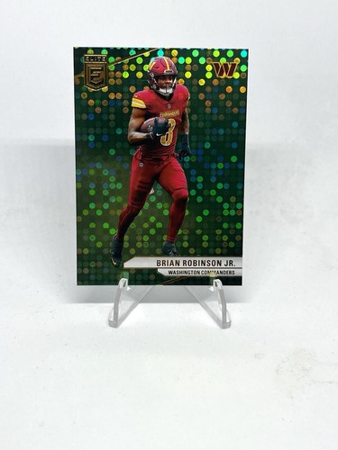 Brian Robinson Jr. 2024 Donruss Elite Green Disco #98 Washington ...