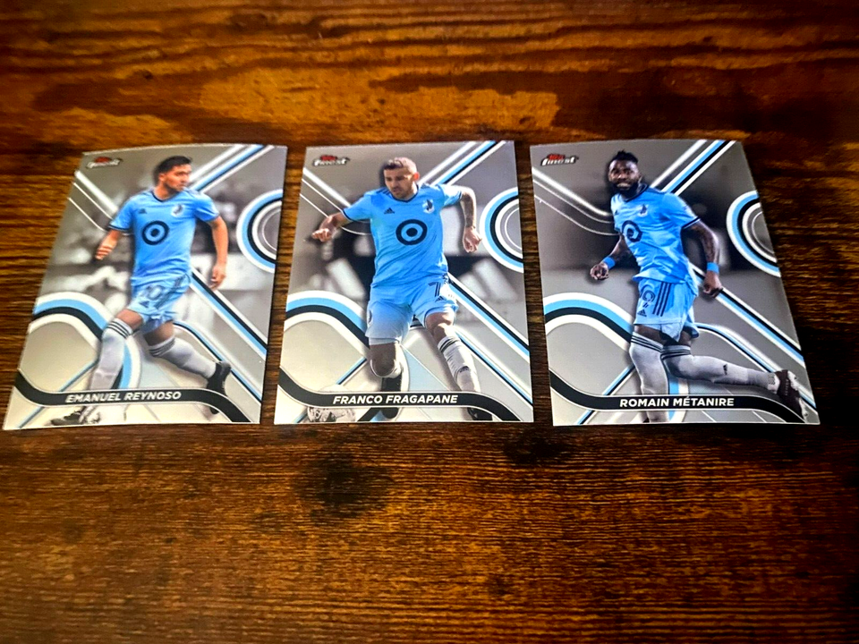 Minnesota United 2022 TOPPS FINEST Signed MLS TEAM SET all cards ...