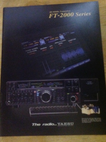 Genuine Yaesu FT2000 Colour product leaflet - 6 page -double sided in ...