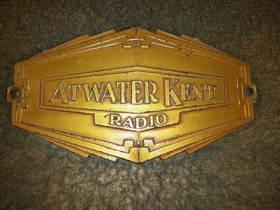 ANTIQUE 1920'S ATWATER KENT MODEL 42. TUBE RECEIVER SET, GOOD COND ...