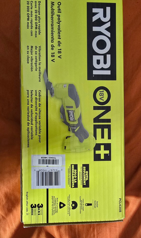 RYOBI ONE+ 18V Cordless Multi-Tool PCL430B Tool Only NEW | eBay