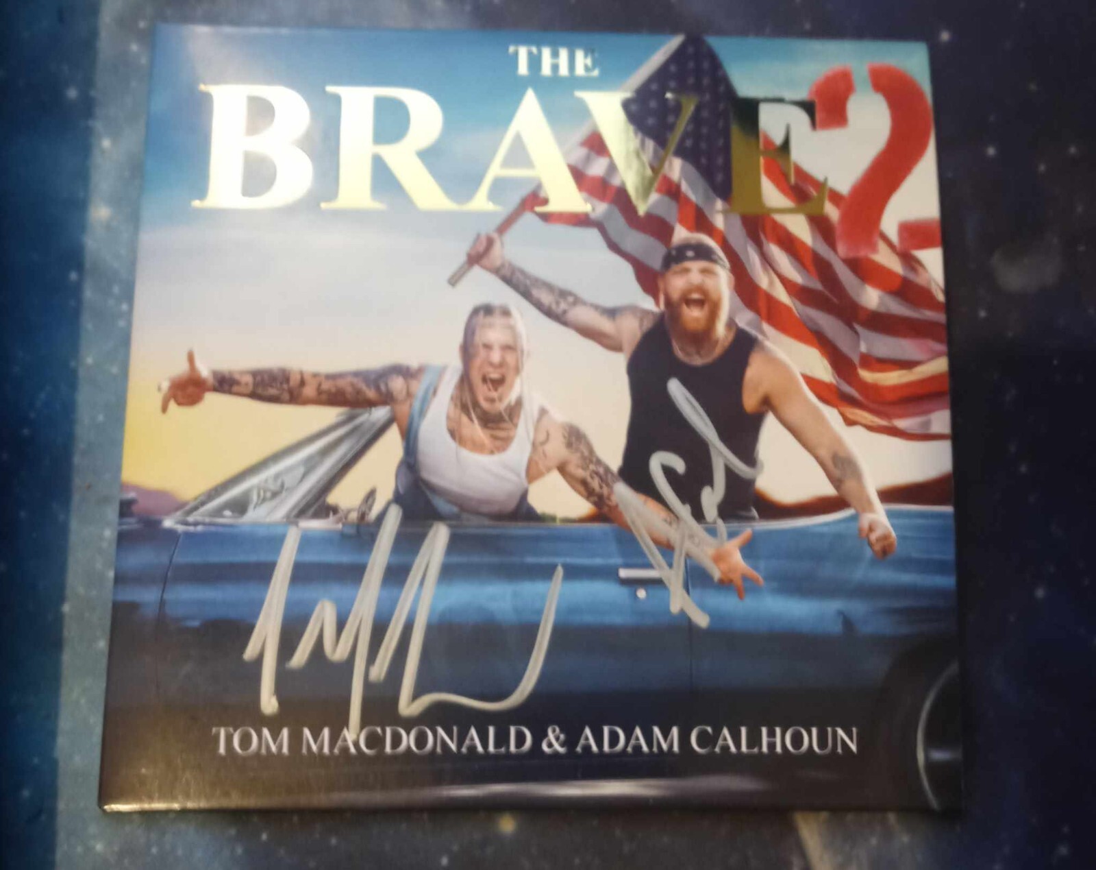 THE BRAVE 2 Autographed! Tom Macdonald & Adam Calhoun Limited GOLD COPY ...