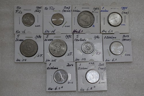 UNITED ARAB EMIRATES - 10 OLD COINS LOT B49 #N73 | eBay