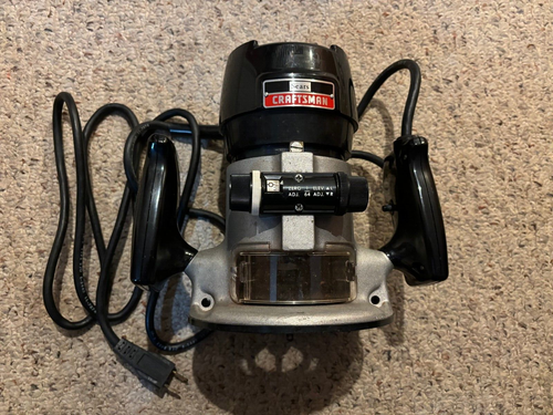 SEARS CRAFTSMAN POWER ROUTER - Model# 315.17480 w/Case (Work Light not ...