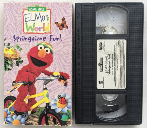Sesame Street: Elmos World - Springtime Fun! (VHS, 2002, Sony Wonder ...