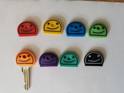 Smiley Face Key Caps X8 | eBay UK