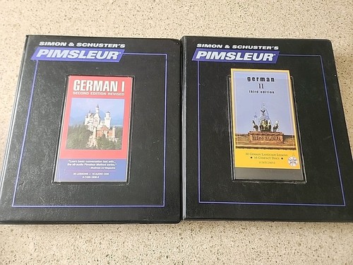 Set Of Simon & Schuster’s German I II 60 Language Lessons CDs Pimsleur ...