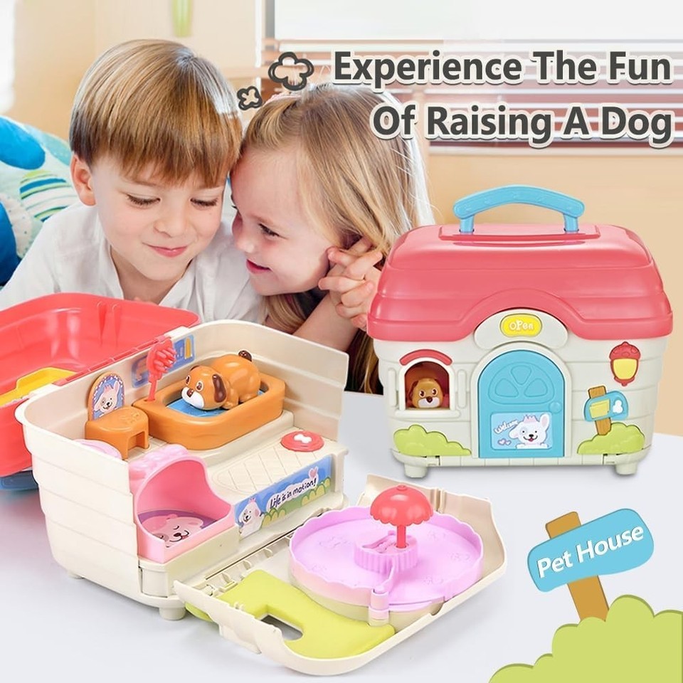 🔥Pet House Motion Sensor Game Toddler Toy PlaySet Early Learning ...