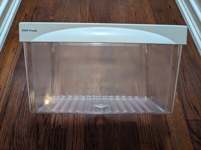 GE Refrigerator GSH25JGCCWW Crisper Drawer Deli Fresh Part # 197D2289 ...