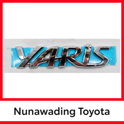 Genuine Tailgate "Yaris" Badge for Yaris Hatch 2011-2017 | eBay Australia
