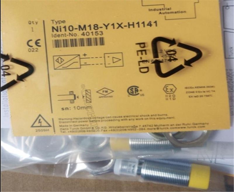 FST Ni10-m18-y1x-h1141 1pc Turck Proximity Sensor for sale online | eBay
